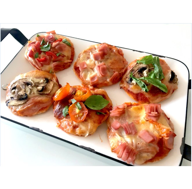 Mini Pizzas Ideal para 10 personas - De las abuelas | Catering para ...
